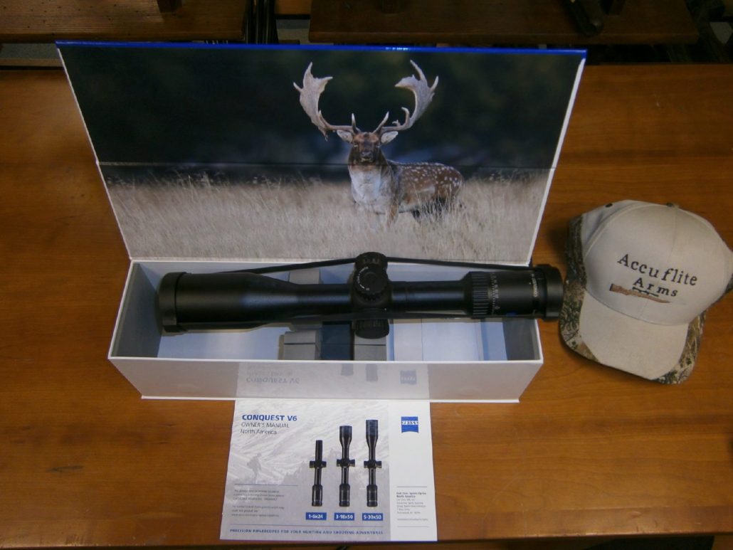 ZEISS RIFLESCOPE CONQUEST V6 5-30X50MM WITH #93 Reticle | Accuflite ...