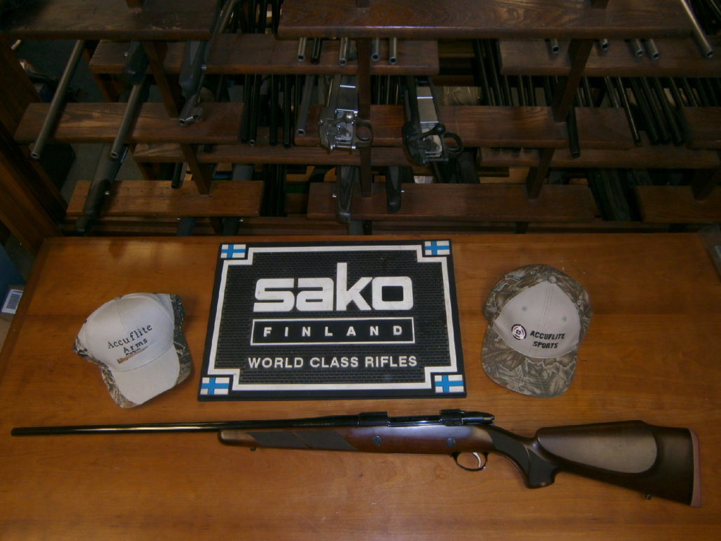 SAKO 75-V WALNUT STOCK WITH DOUBLE CROSS BOLTS | Accuflite Arms - Custom Rifles