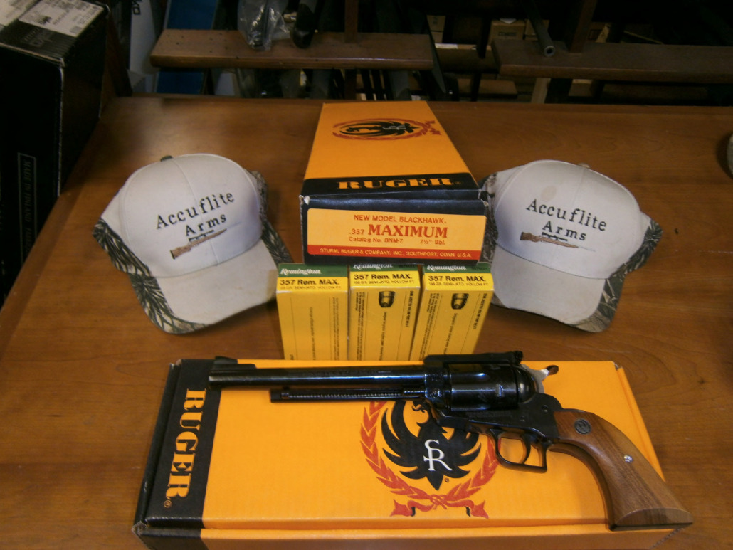 RUGER 357 REM MAX WITH REMINGTON AMMO 158 GR | Accuflite Arms - Custom ...