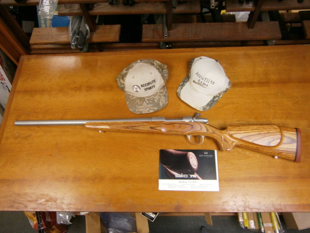 6 PPC USA ACCUFLITE SEMI CUSTOM SAKO 75-III LAMINATE ; PREOWNED ...